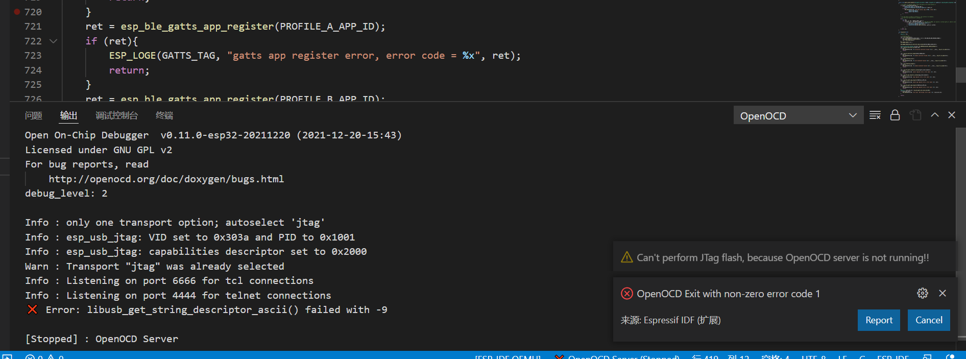 esp32-c3内置jatg openocd运行失败 (OCD-550) · Issue #216 · espressif/openocd-esp32 · GitHub