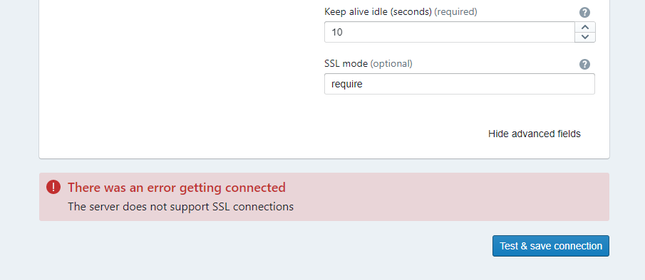 Lightdash doesn't connect when SSL is required for Redshift · Issue #1046 · lightdash/lightdash ...