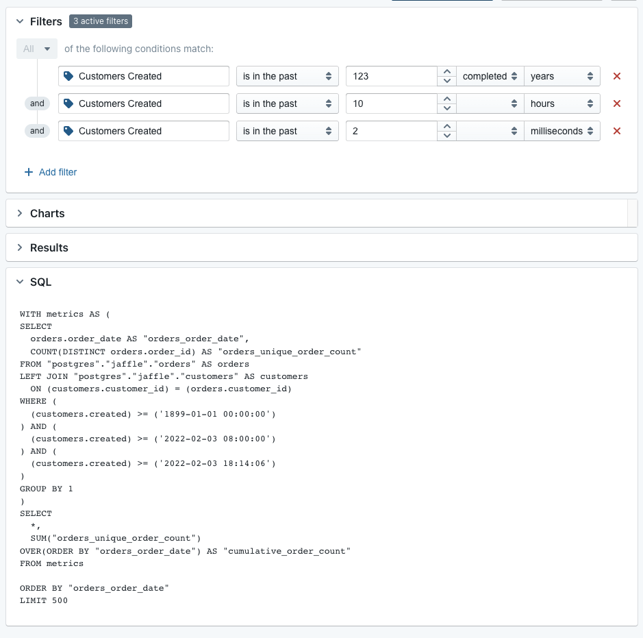 Filters general: Add "in the past" date filters · Issue #205 · lightdash/lightdash · GitHub