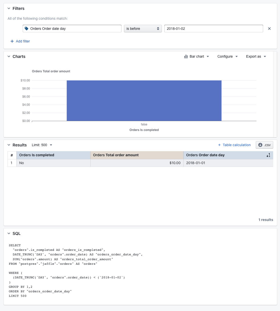 Adding date filters from table uses wrong values · Issue #1867 · lightdash/lightdash · GitHub