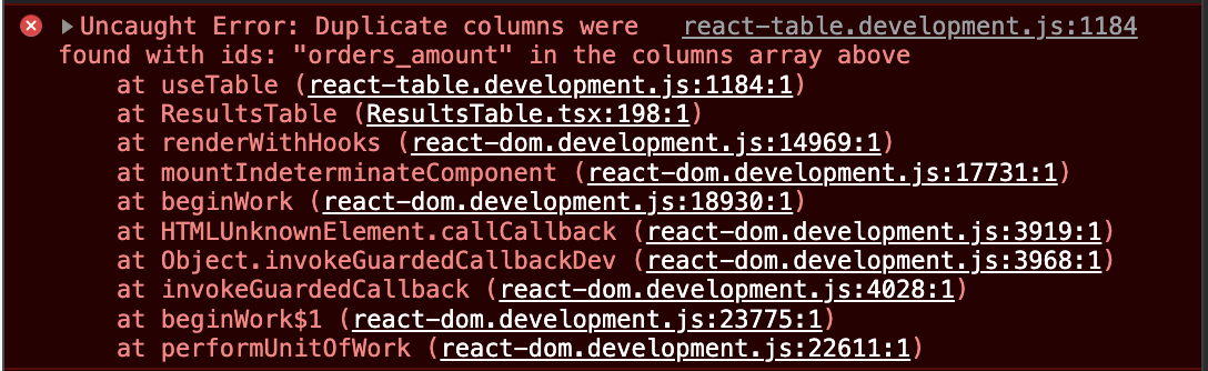 The app crashes when there are dimensions and metrics in the same model. · Issue #2349 ...