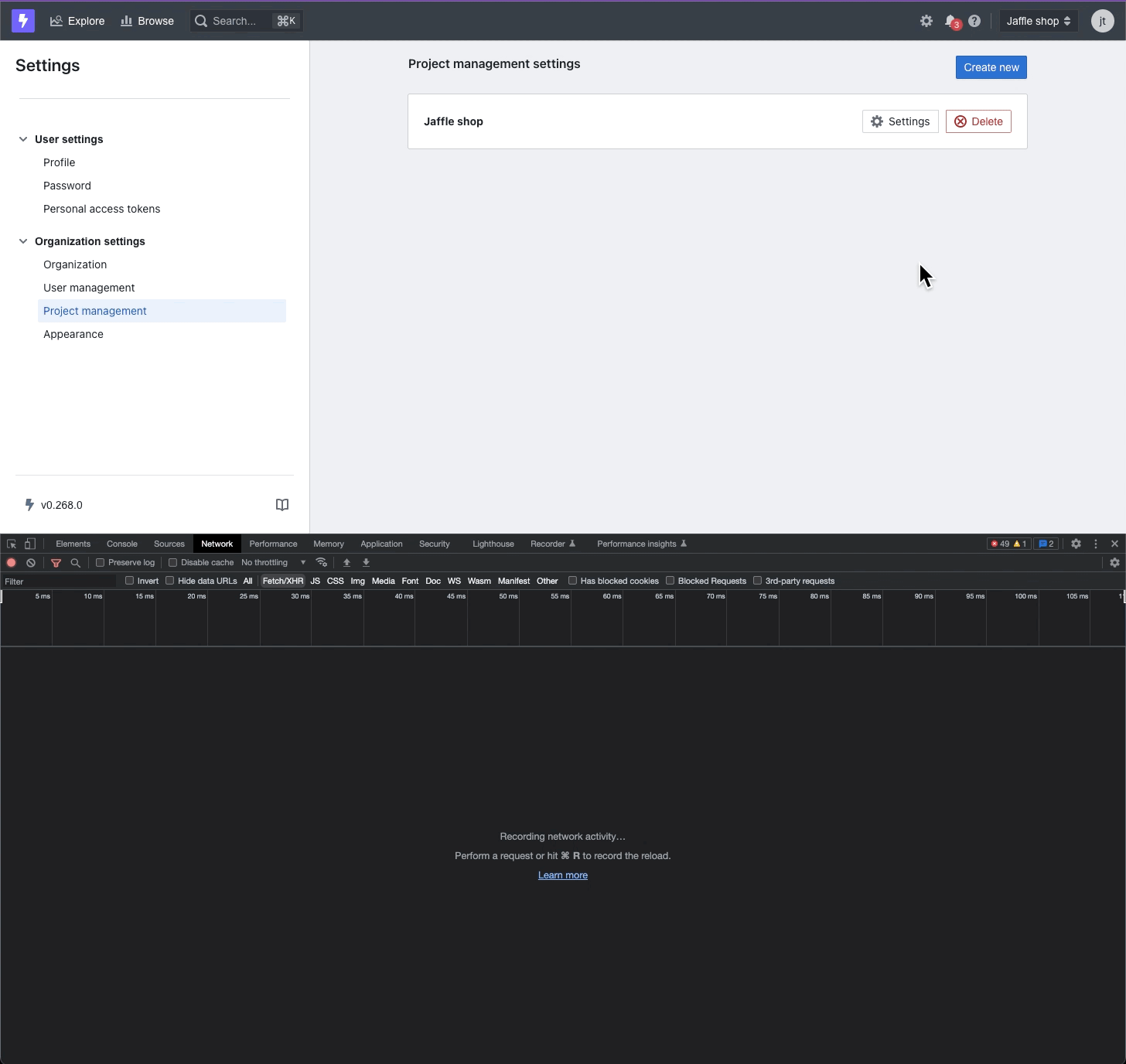 App doesn't update after deleting a project · Issue #3354 · lightdash/lightdash · GitHub