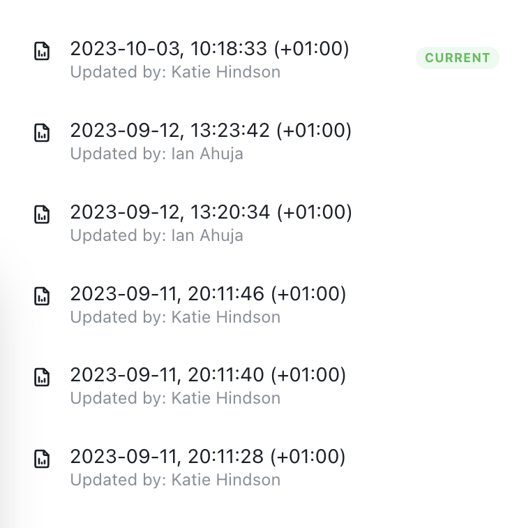 Show The History Of Dashboard Versions For Content In The Ui · Issue 5236 · Lightdashlightdash 