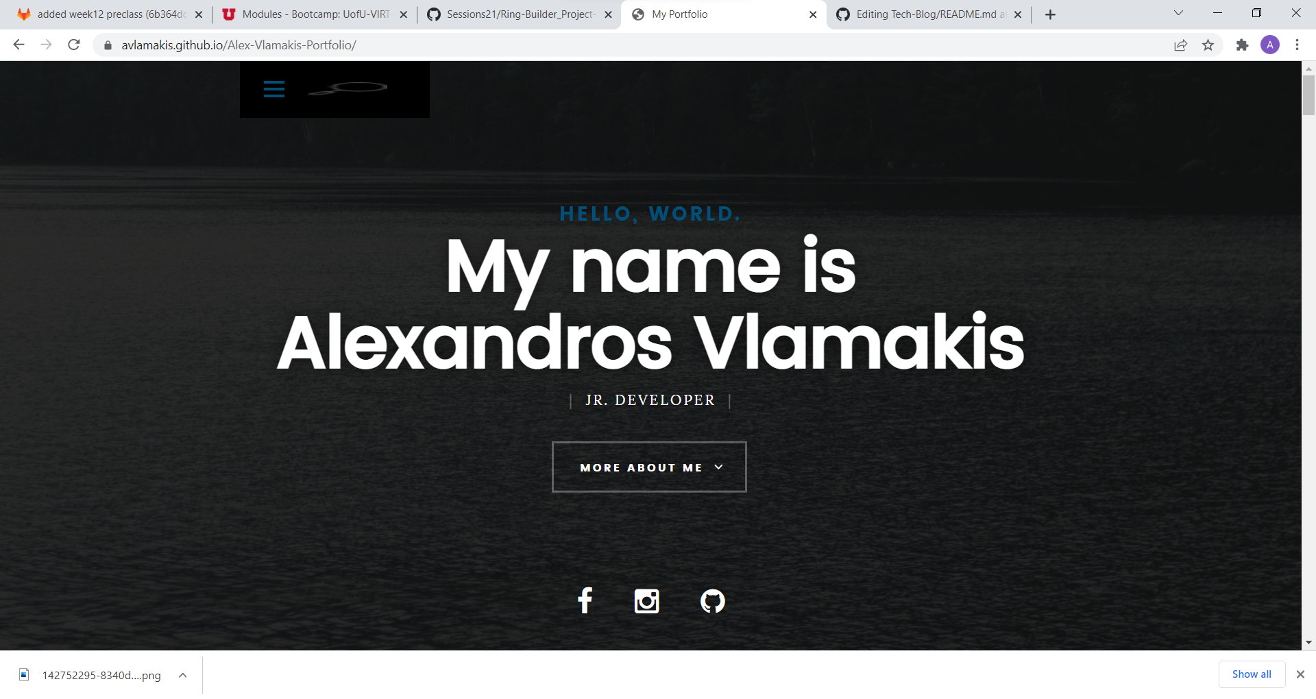GitHub - avlamakis/Alex-Vlamakis-Portfolio