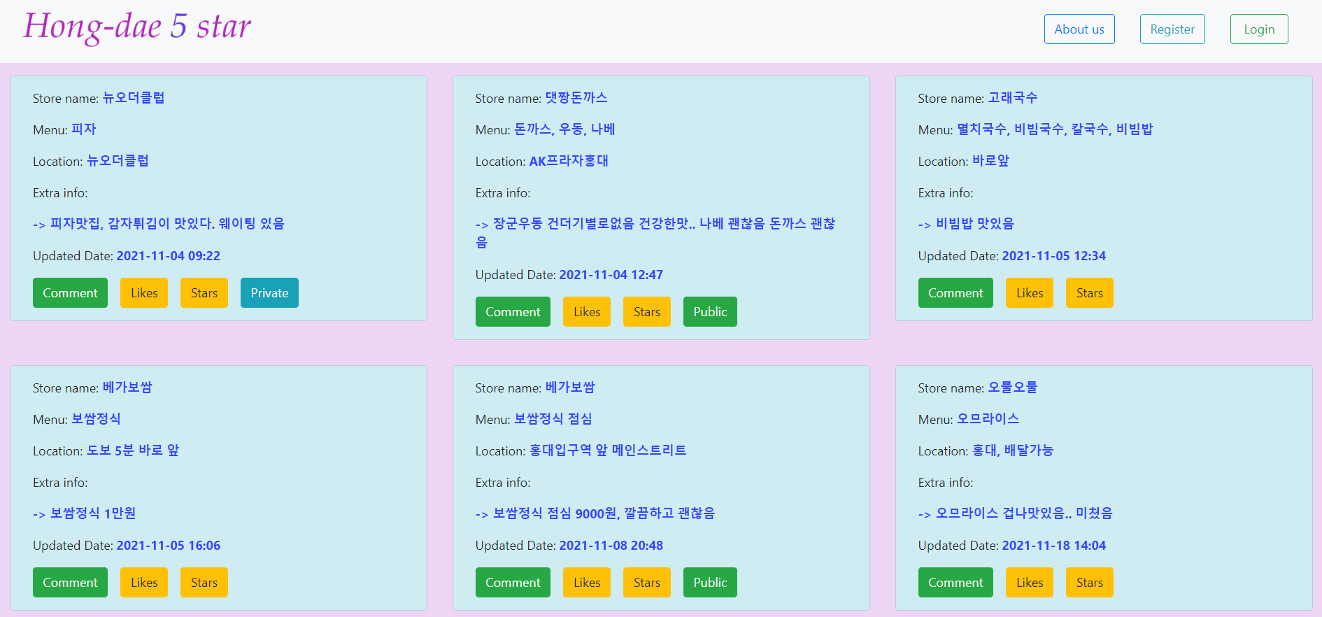 GitHub - z3zzz/hongdae5star