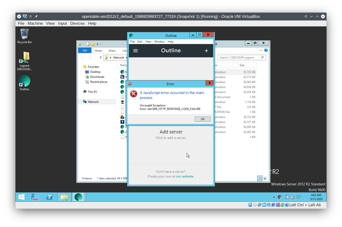 Error on start · Issue #781 · Jigsaw-Code/outline-apps · GitHub