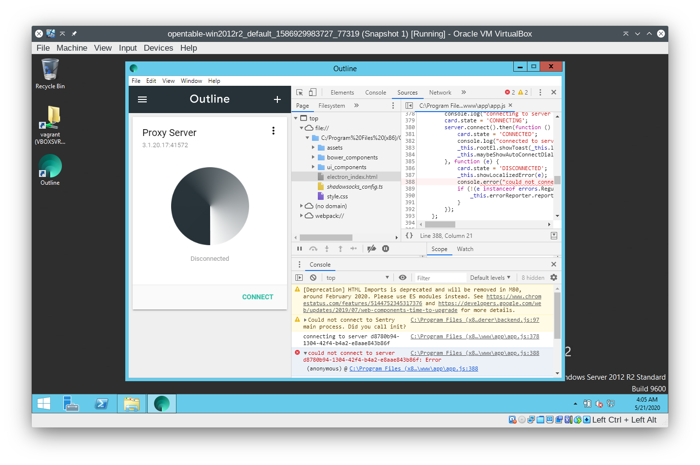 Error on start · Issue #781 · Jigsaw-Code/outline-apps · GitHub