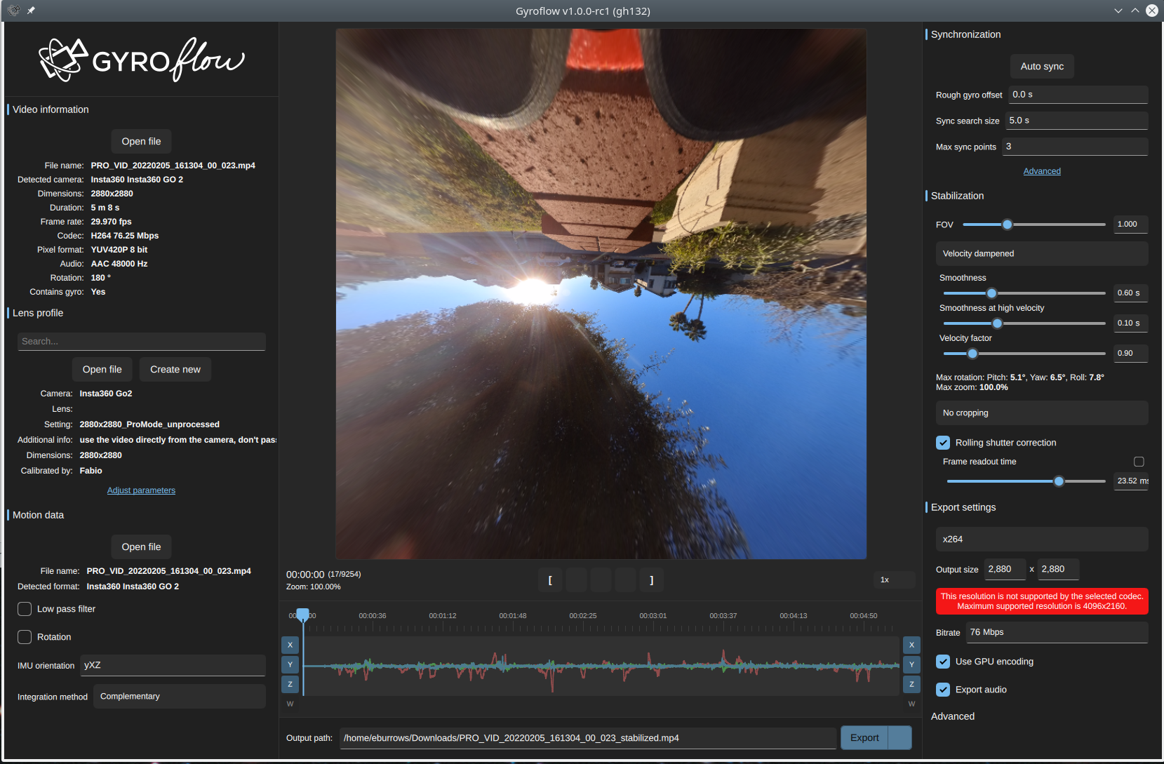 Linux 1.0rc1 appimage missing features · Issue #134 · gyroflow/gyroflow · GitHub