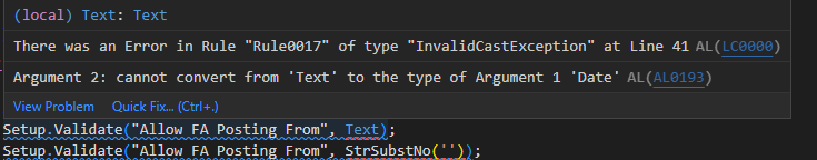 Rule0017: InvalidCastException · Issue #226 · StefanMaron/BusinessCentral.LinterCop · GitHub