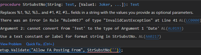 Rule0017: InvalidCastException · Issue #226 · StefanMaron/BusinessCentral.LinterCop · GitHub