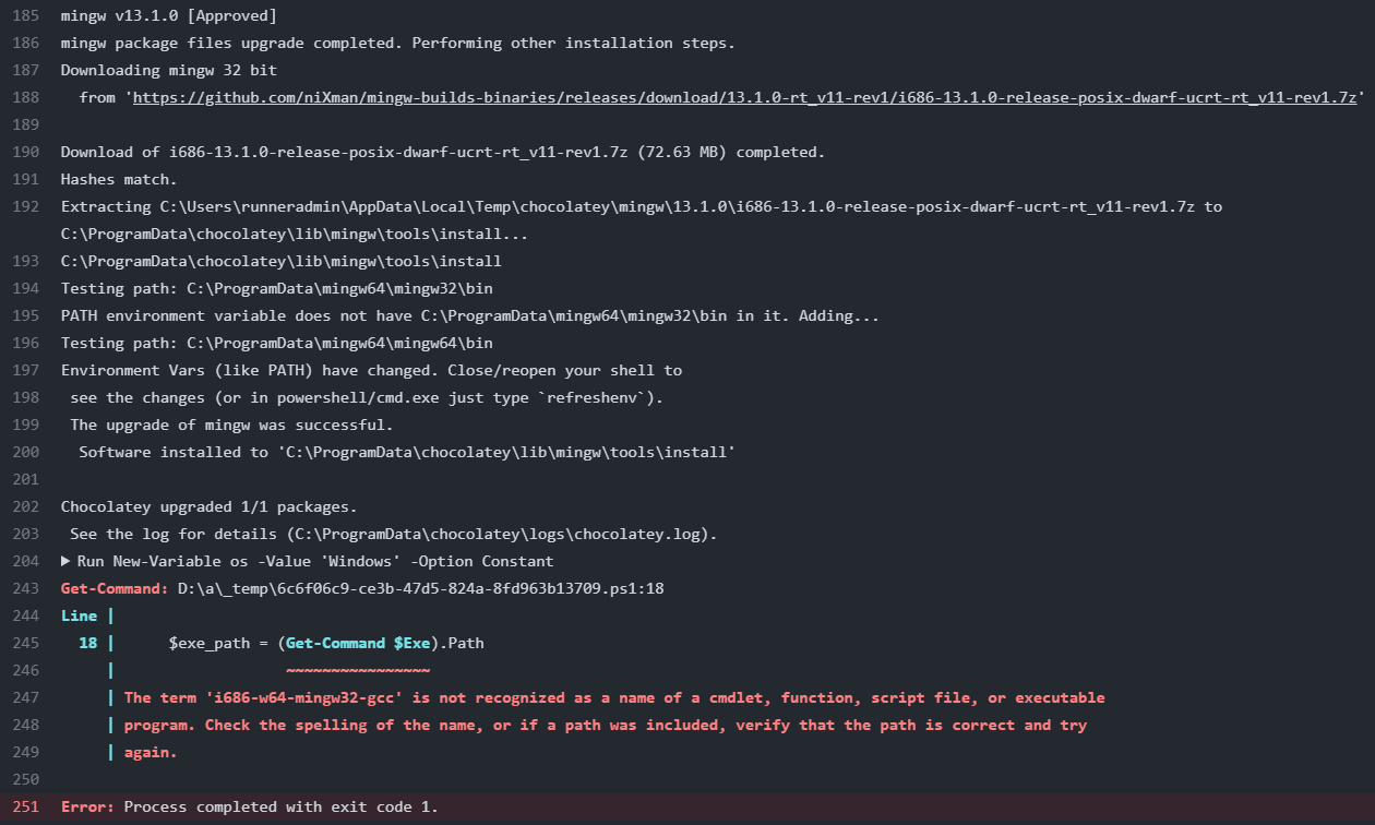 The plugin now no longer works on x86 · Issue #14 · egor-tensin/setup-mingw · GitHub