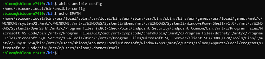 ansible-config dump error in console (conflict between system ansible ...