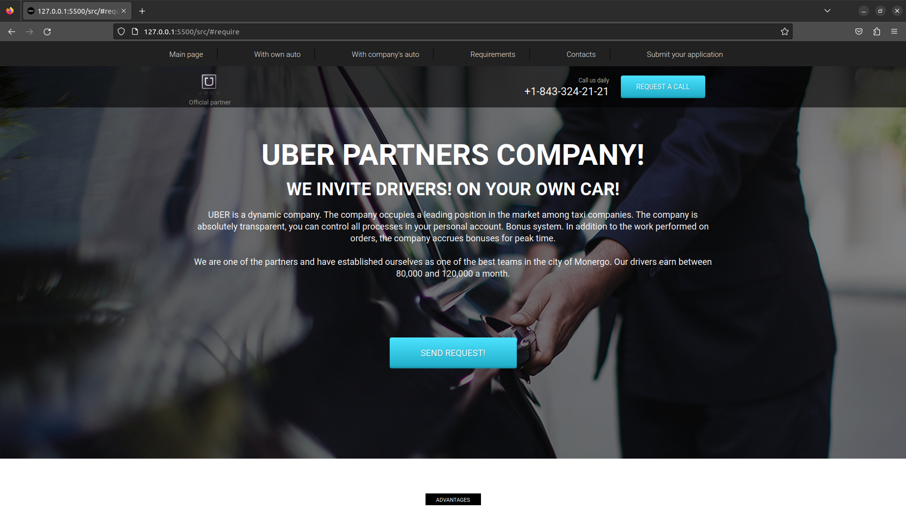 GitHub - AndriyKostenko/HTML-CSS_Uber_site