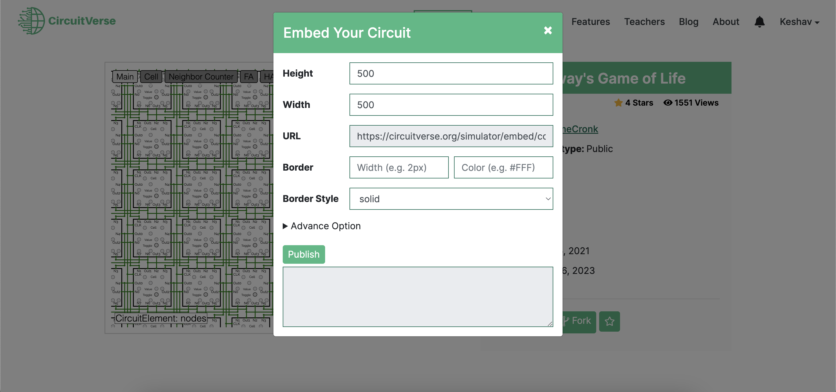 ⭐️ Feature : Implement Copy Link button at "Embed Your Circuit" section · Issue #4225 ...
