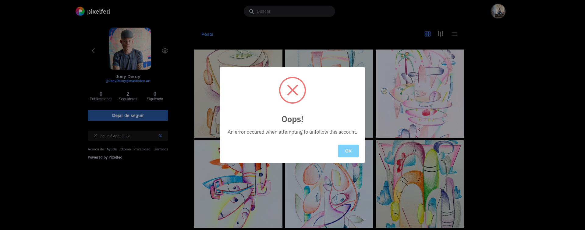 Error 500 At Pixelfed social Instance SQLSTATE 22003 Numeric Value 