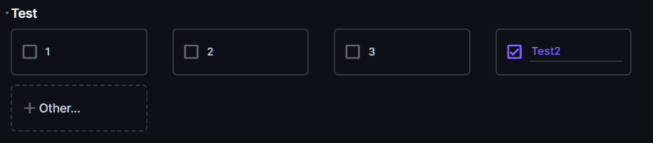 Other values not appearing initially in Checkboxes & Dropdown (Multiple) interfaces · Issue ...