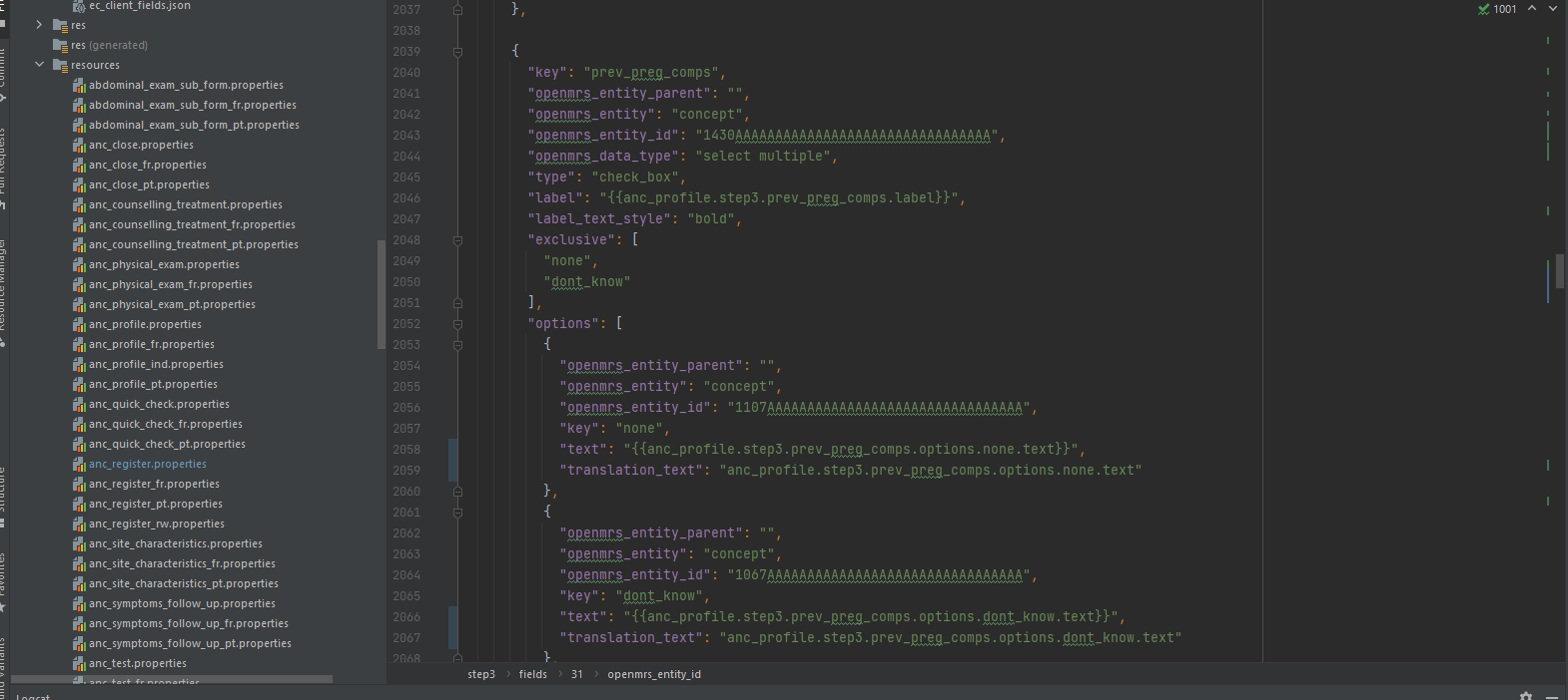 [Ona Support Request]: Translations in contact overview and contact tab not working when app ...