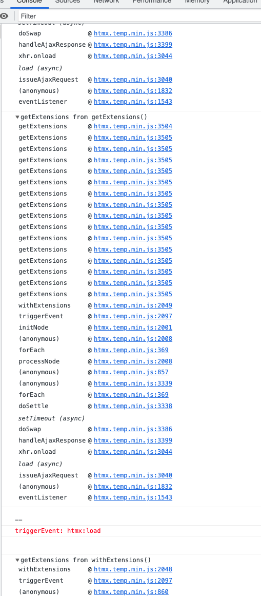 Checking for Extensions is (Extremely?) Inefficient (proposal) · Issue #1185 · bigskysoftware ...