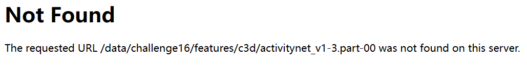 C3D features download · Issue #94 · activitynet/ActivityNet · GitHub