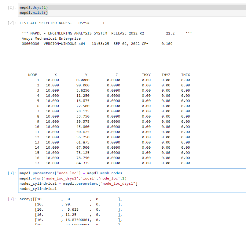 Cannot Get The Nodal Coordinates In Other Cs Than Global · Issue 1440 · Ansyspymapdl · Github