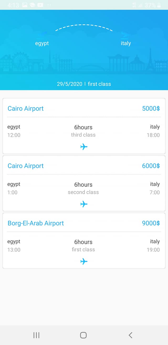 GitHub - YousefSalahKassem/GoTrip: It's an application for booking a trip with different ...