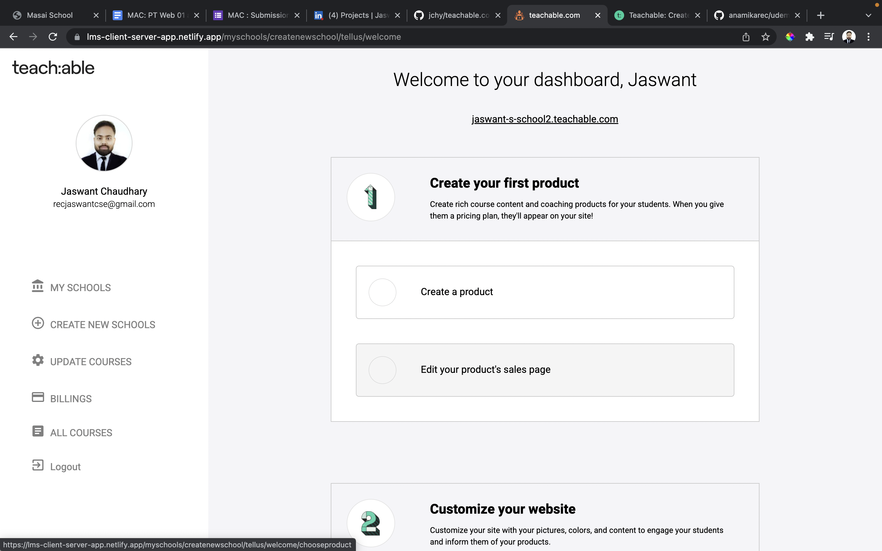GitHub - jchy/teachable.com-project: This is a team project of three members, here in this ...