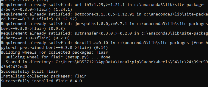 Unable to load embeddings · Issue #500 · flairNLP/flair · GitHub