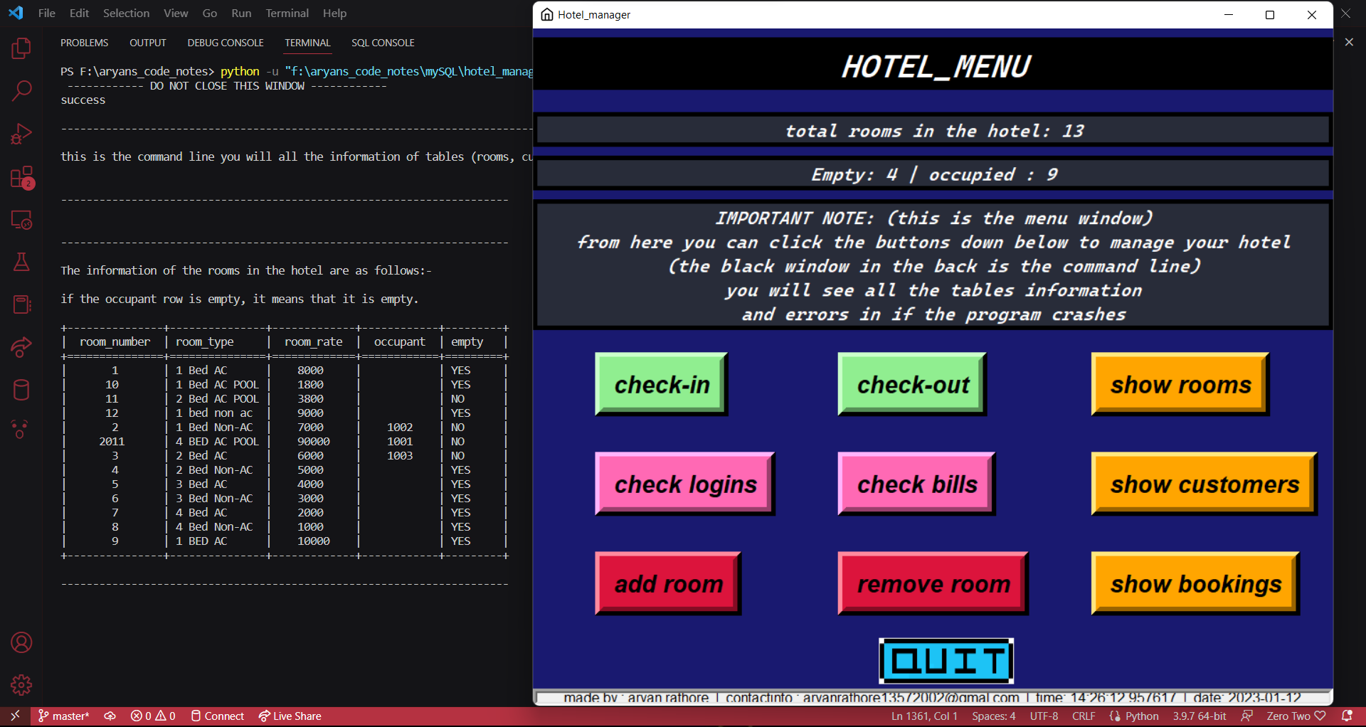 GitHub - aryanrathore1012/Hotel_manager2_GUI: a hotel database management system that uses MySQL ...