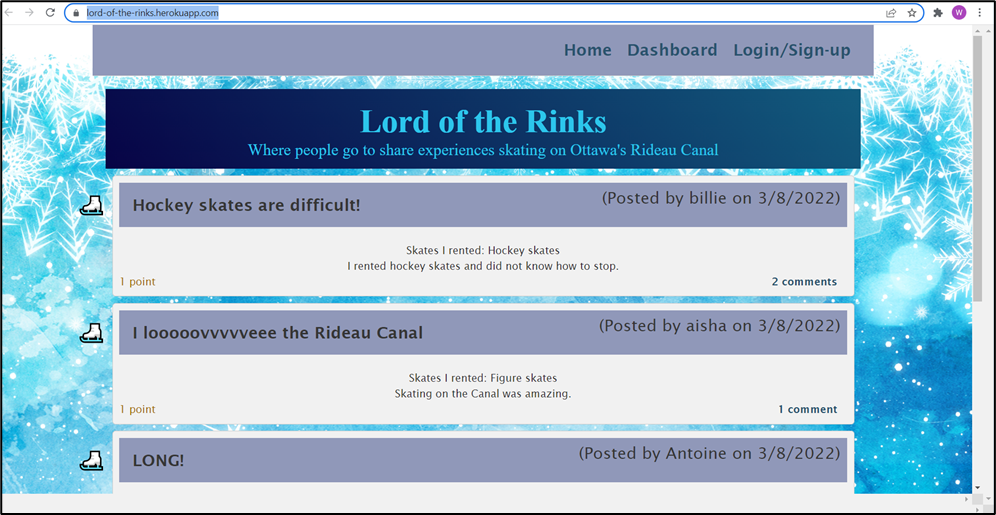 GitHub - WardVanlaar/lord-of-the-rinks