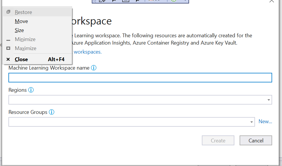 A11y_Model Builder_Create New Experiment_Keyboard: Keyboard focus is not going to close(x ...