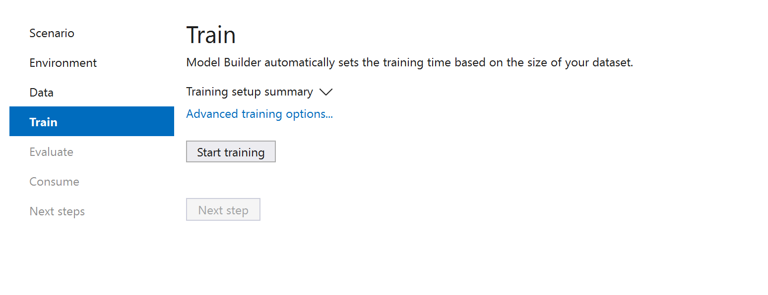 Text Classification Train Time Link Should Be Hidden · Issue 2345 · Dotnet Machinelearning
