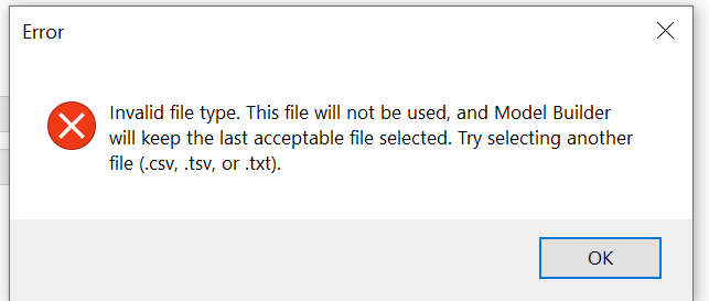 Expected exceptions should show warning/error dialog · Issue #478 · dotnet/machinelearning ...