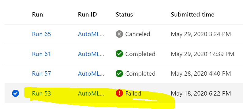 Model Builder error on Azure Training · Issue #991 · dotnet ...