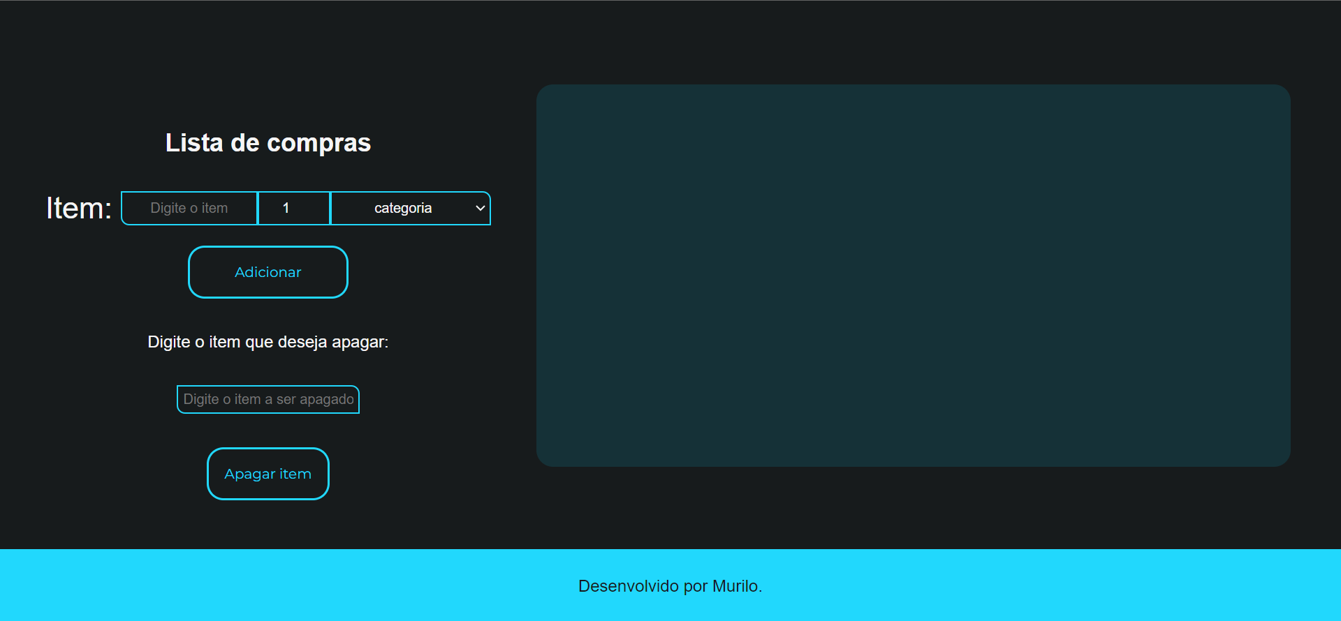GitHub - MuriloRobem22/Lista-de-compras