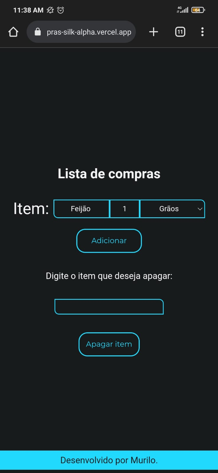 GitHub - MuriloRobem22/Lista-de-compras