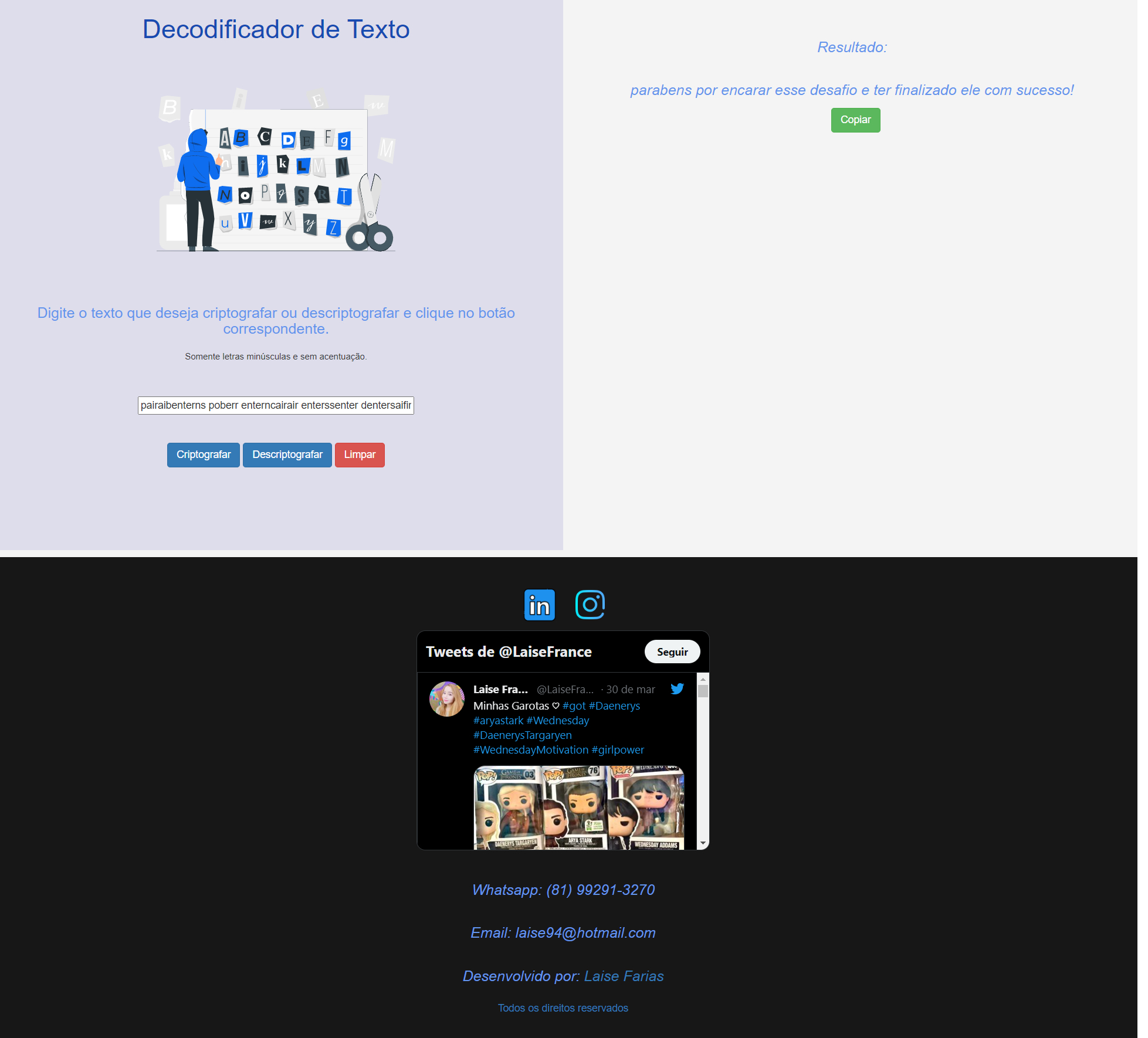 GitHub - LaiFrance/Challenge-Oracle-ONE