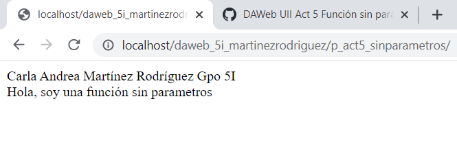 DAWeb UII Act 5 Función sin parámetros · GitHub