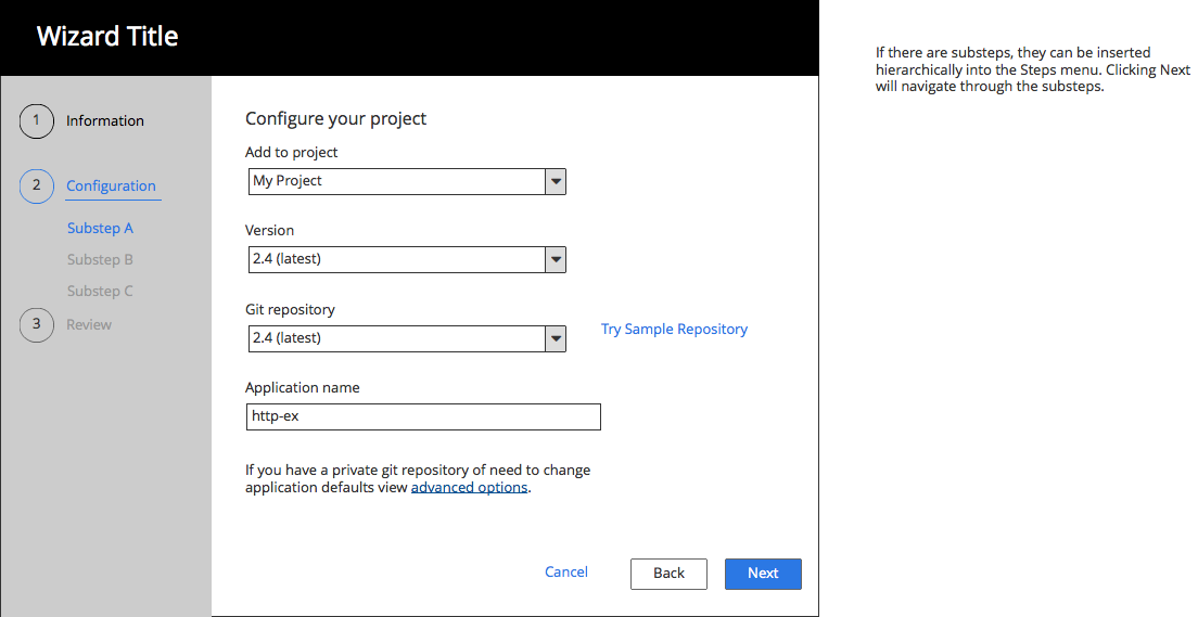 Progressive Wizard · Issue #755 · patternfly/patternfly · GitHub