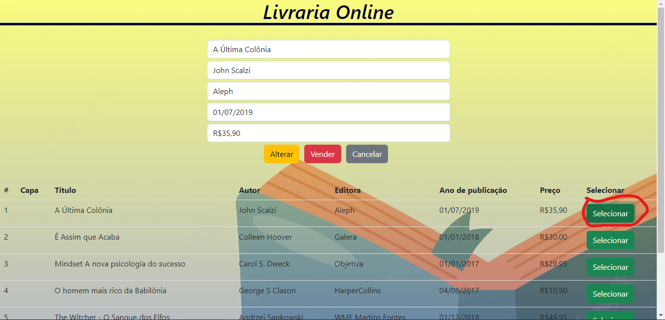 GitHub - SauloTarso/tqi_evolution_fullstack_2022: Projeto livraria online com controle de ...