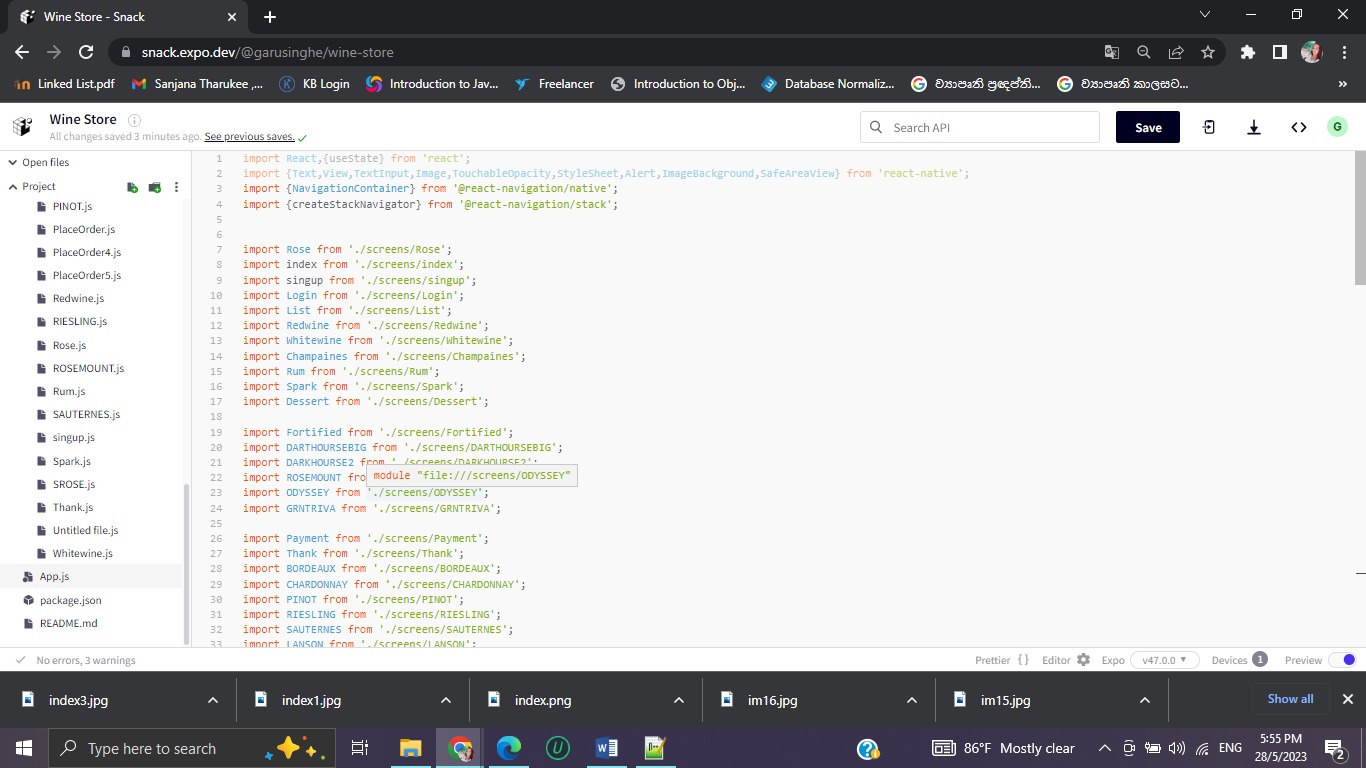 GitHub - tharukee1234/Online-Wine-Order-App: Developed using React ...