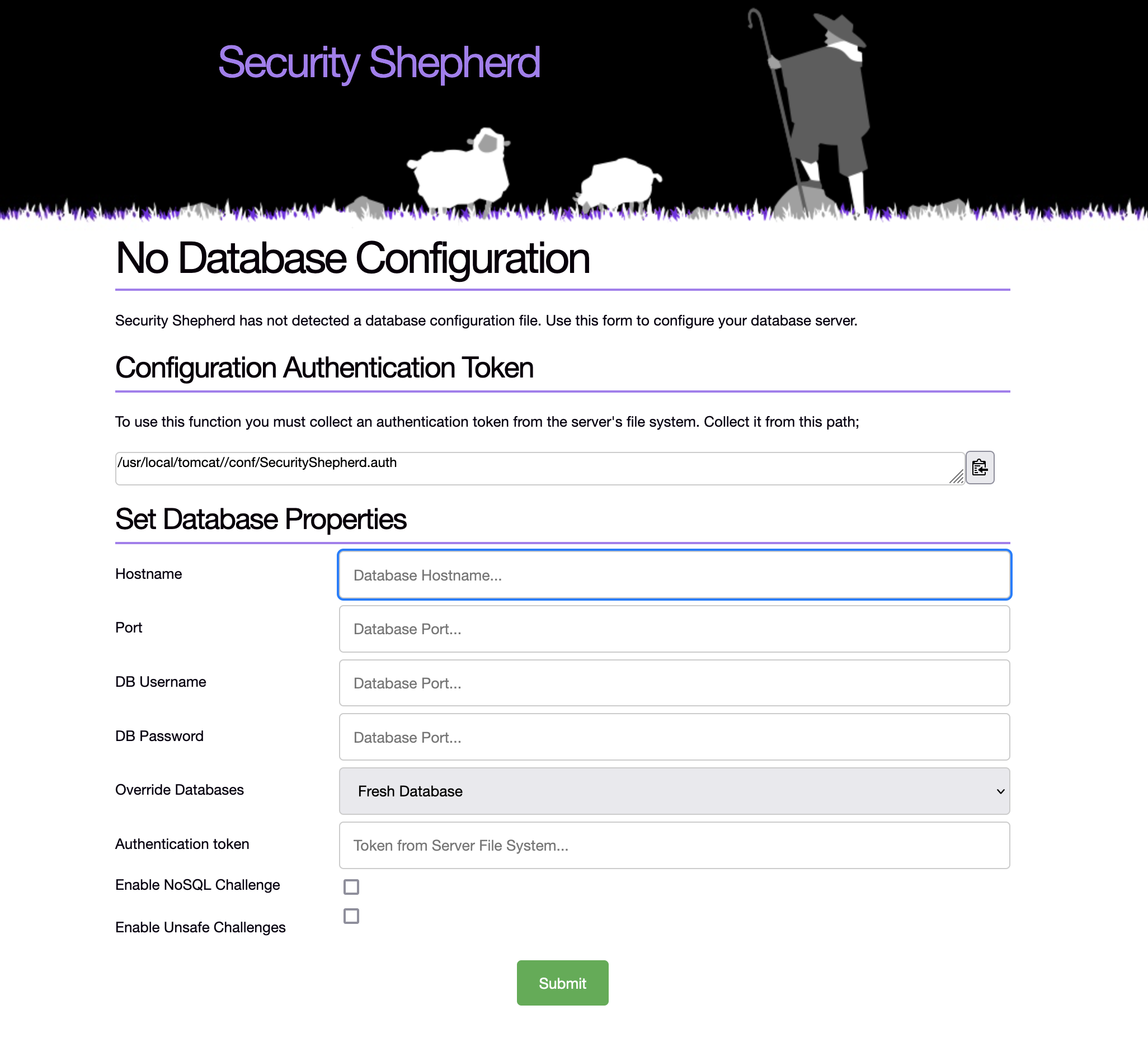 Specify Own Databse Container Image Bug · Issue 696 · Owasp