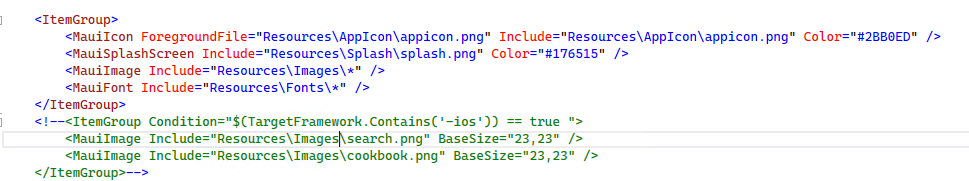 [MAUI] Recipe App build failed with error: One or more duplicate file names were detected ...