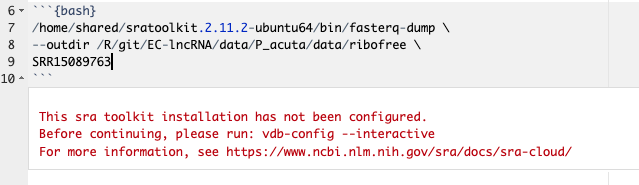 SRA Toolkit Error on Raven · Issue #1466 · RobertsLab/resources · GitHub