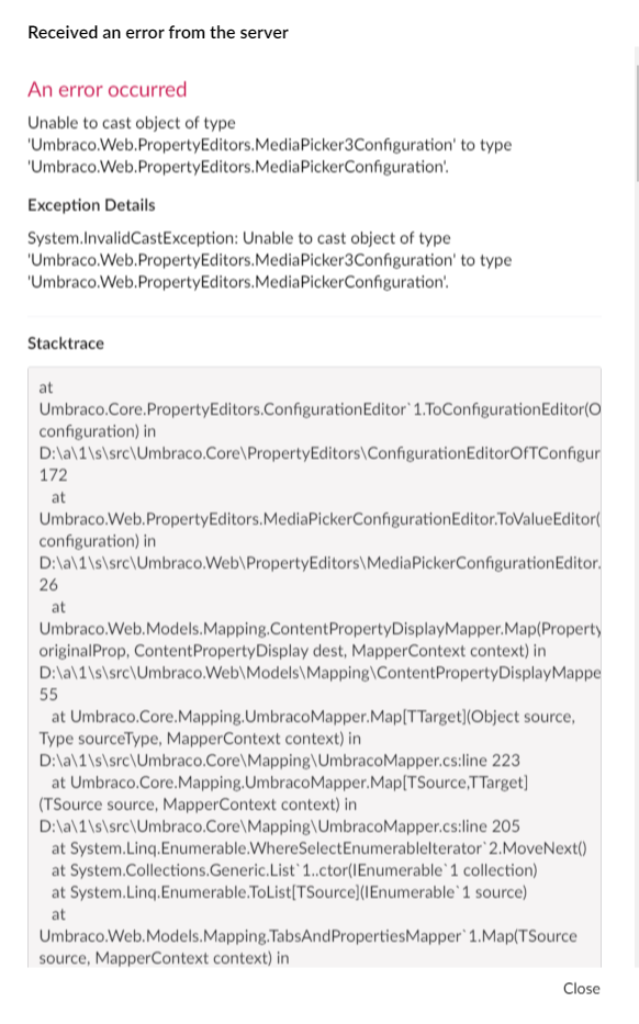 Media Picker (Media Picker Legacy & Media Picker 3) has broken big thumbnail after updating to ...