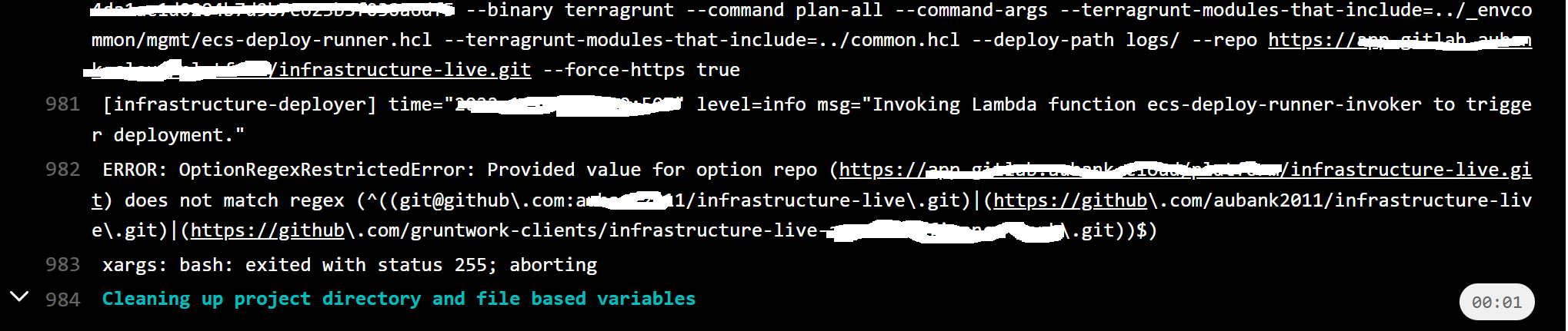 Issue With Gitlab Ci Setup With Reference Architecture · Gruntwork Io · Discussion 597 · Github