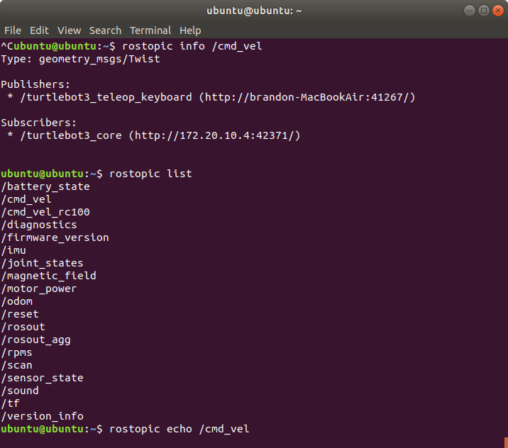 Dynamixels not moving to teleop keyboard · Issue #781 · ROBOTIS-GIT/turtlebot3 · GitHub