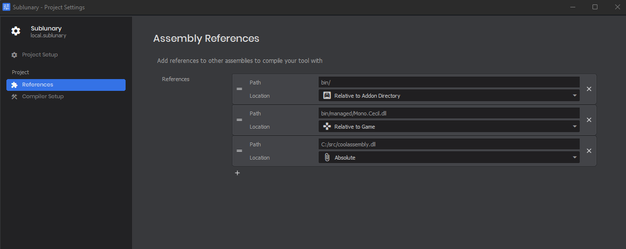 Allow tool addon assembly references similar to Package References · Issue #3155 · Facepunch ...