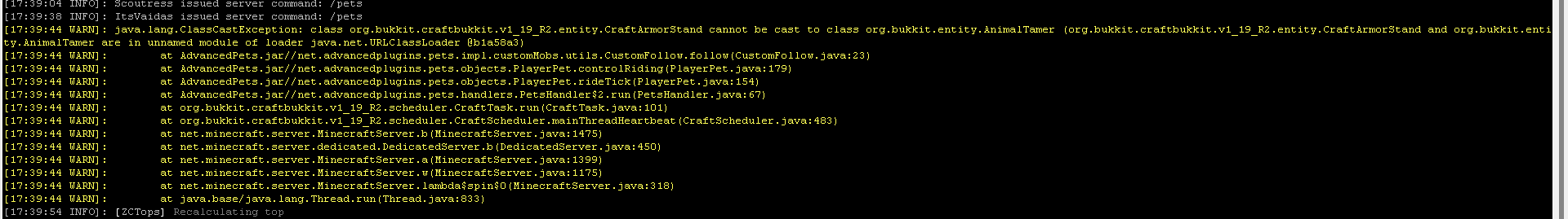 Errors using Vanilla pets · Issue #112 · GC-spigot/AdvancedPets · GitHub Errors using Vanilla pets · Issue #112 · GC-spigot/AdvancedPets · GitHub