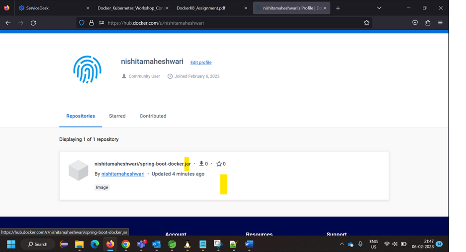 GitHub - nishitamaheshwari-nagarro/Docker-K8Assignment-Tasks