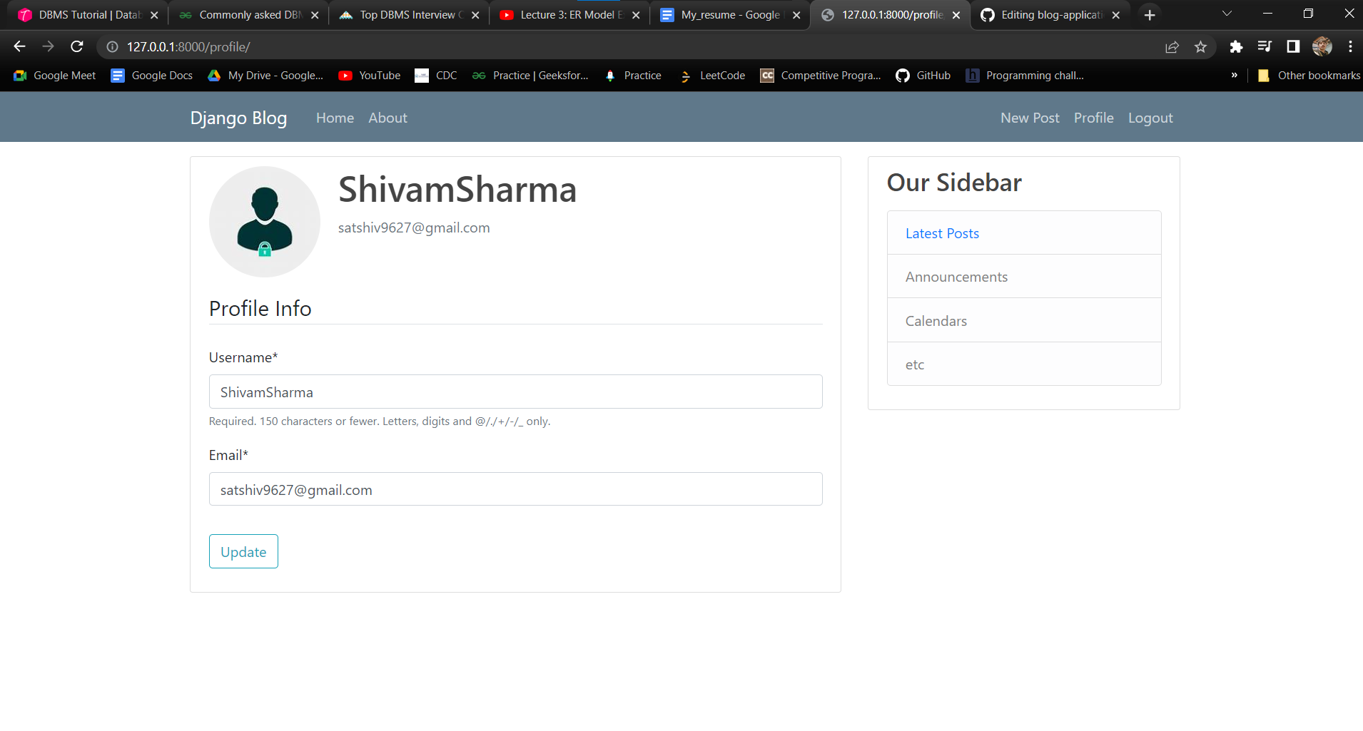 GitHub - satshiv7983/blog-application-using-django: Blog Application using Django